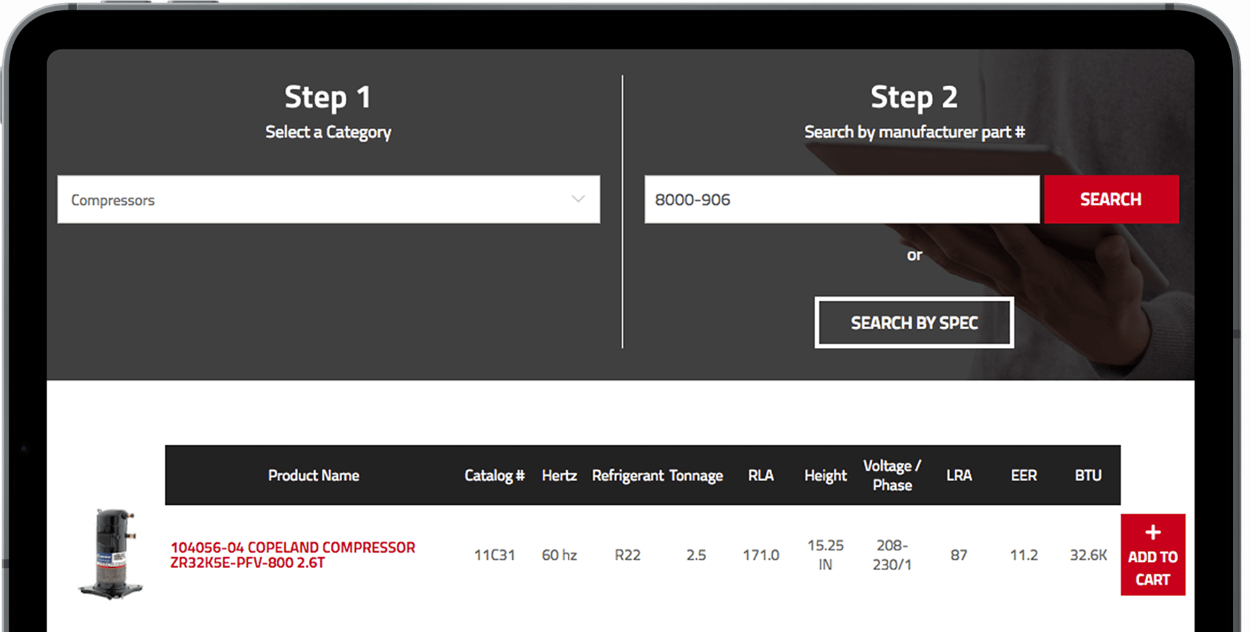 Using the Cross Reference Tool | LennoxPros