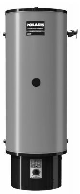 Liquid Propane Water Heater 130000 BTU Input 50 Gallon Tank 95 Thermal Efficiency 62 1 2 Inch Height Polaris PR130 50 2PV LennoxPros